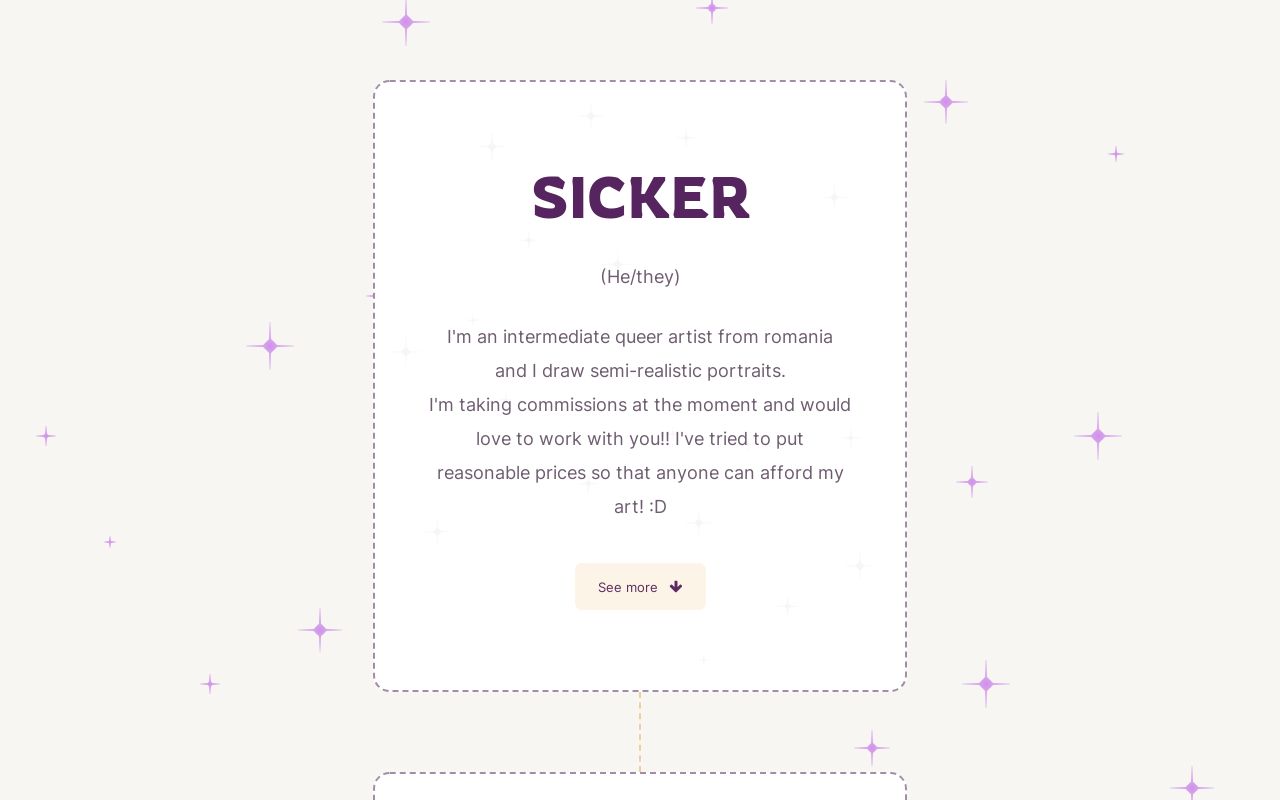 ART COMMSSIONS BY SICKER